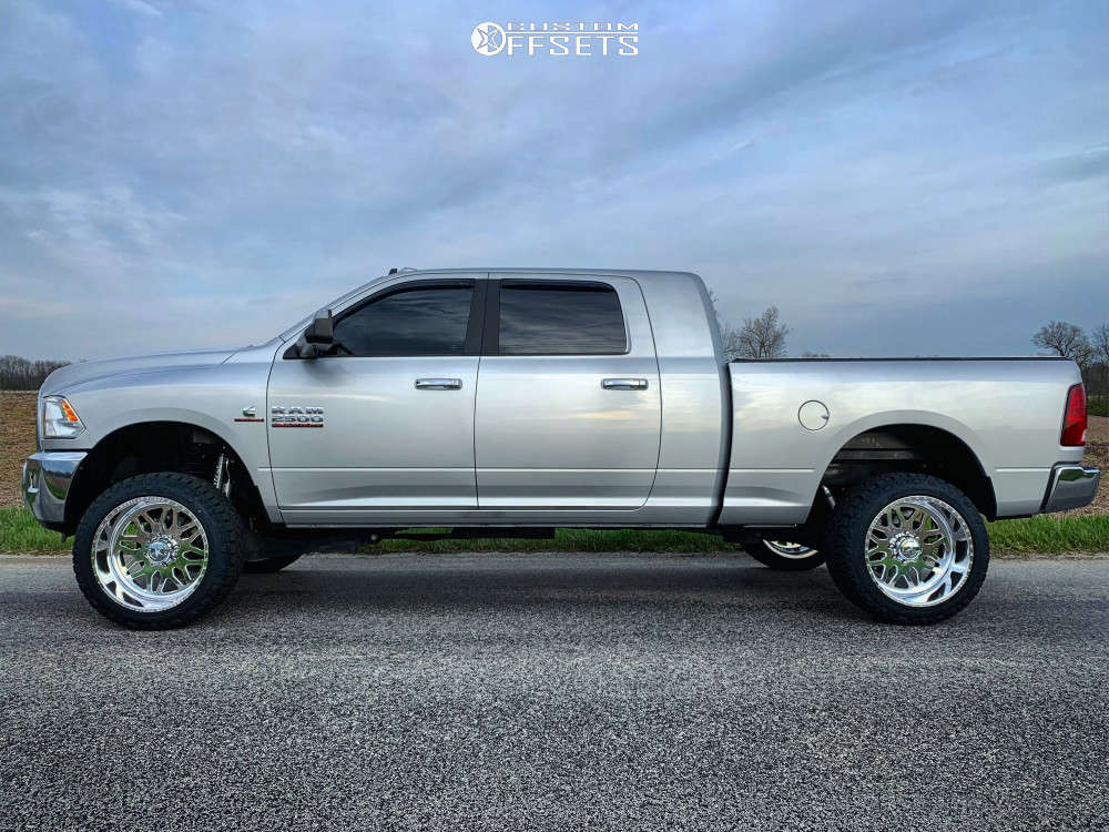 2016 Ram 2500 with 22x12 -40 American Force Trax SS and 33/12.5R22 ...