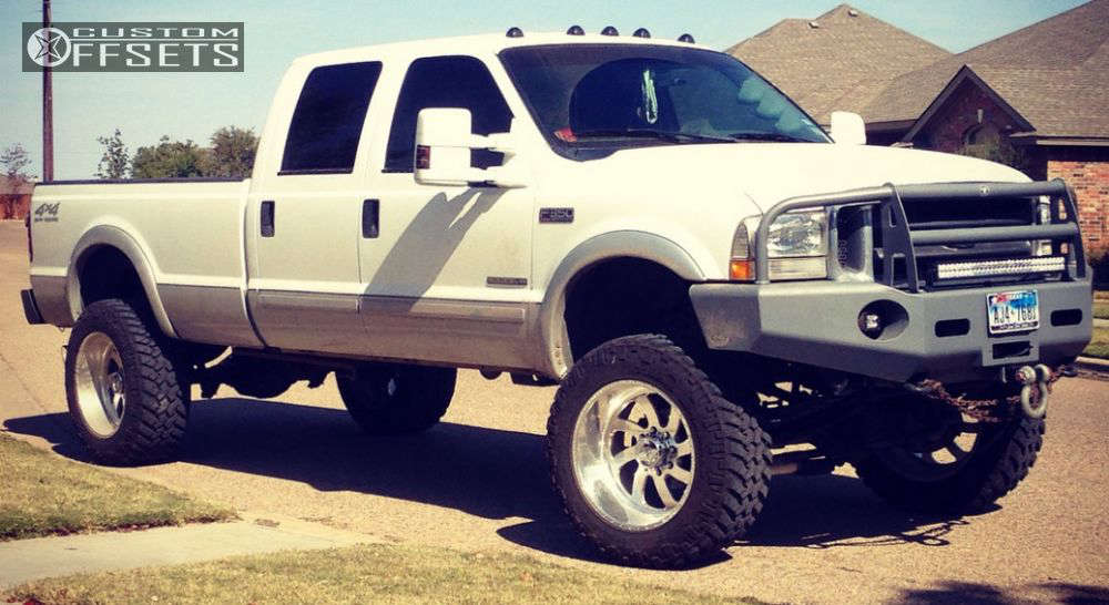 2002 Ford F-350 Super Duty with 22x12 -40 American Force Blade SS and ...