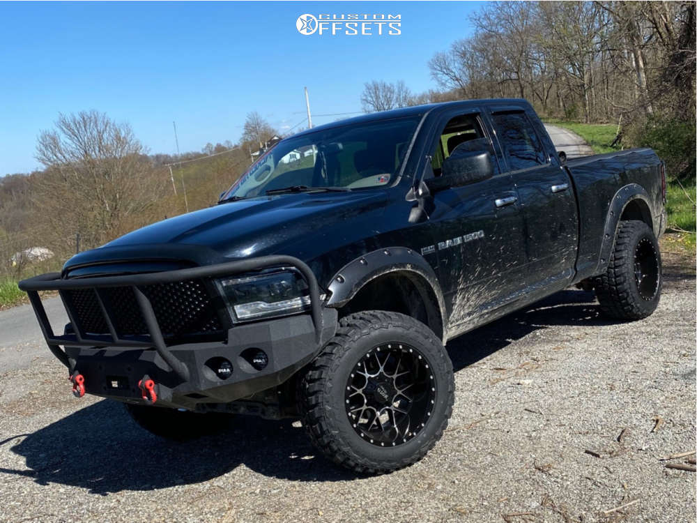 2012 Ram 1500 with 20x12 -44 Moto Metal Mo986 and 35/12.5R20 Federal ...