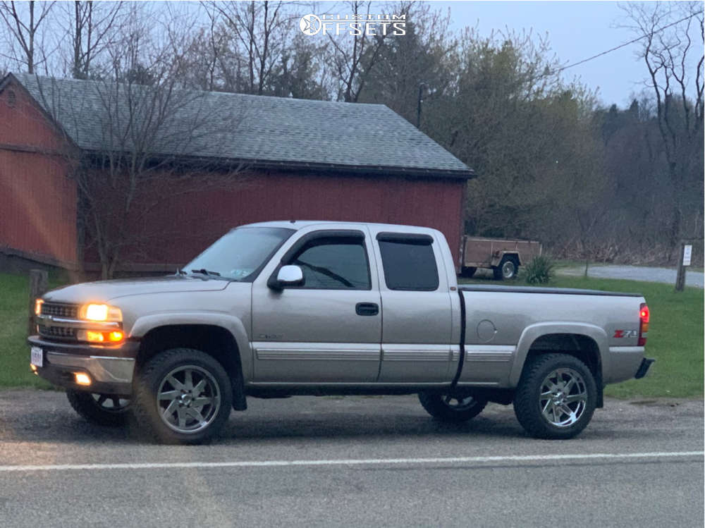 2002 Chevrolet Silverado 1500 with 20x10 -12 Hardcore Offroad Hc08 and ...
