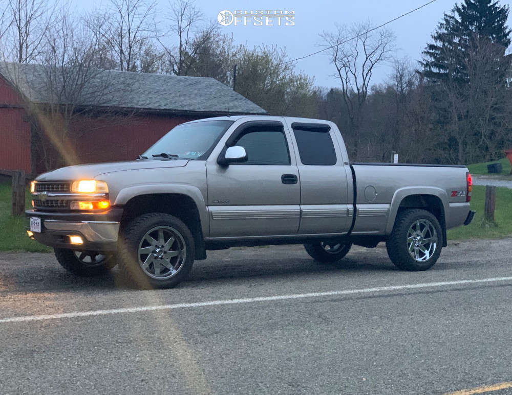 2002 Chevrolet Silverado 1500 with 20x10 -12 Hardcore Offroad Hc08 and ...