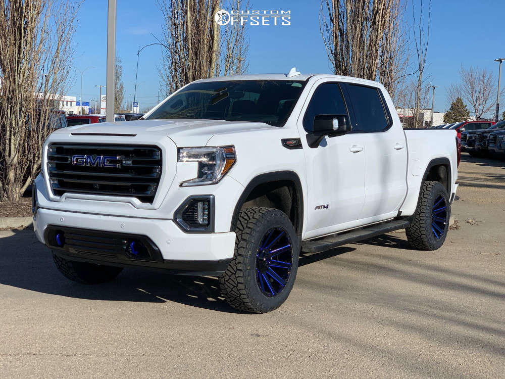 2019 GMC Sierra 1500 with 20x10 -18 Fuel Contra and 33/11.5R20 Nitto ...