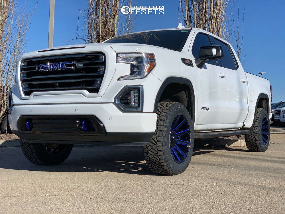 2019 GMC Sierra 1500 with 20x10 -18 Fuel Contra and 33/11.5R20 Nitto ...