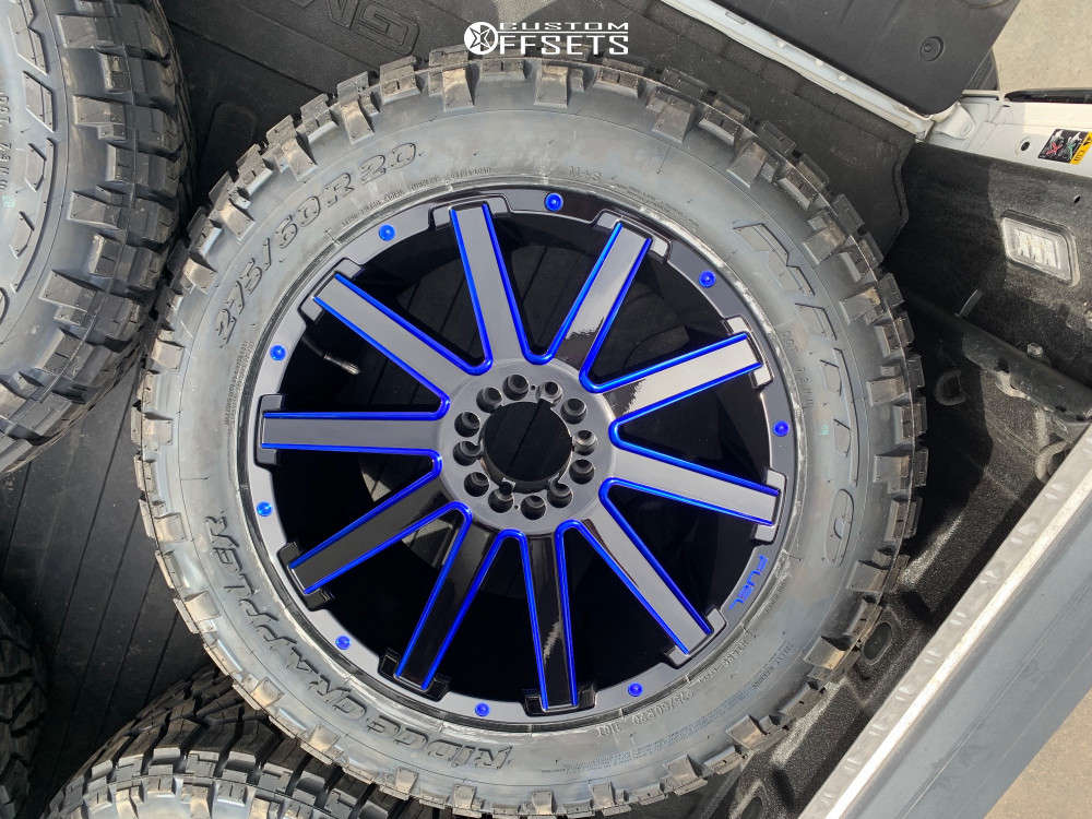 2019 GMC Sierra 1500 with 20x10 -18 Fuel Contra and 33/11.5R20 Nitto ...