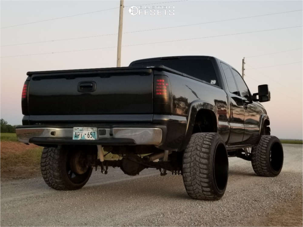 2005 Chevrolet Silverado 1500 with 22x14 -76 Dropstars 652bm and 33/12 ...