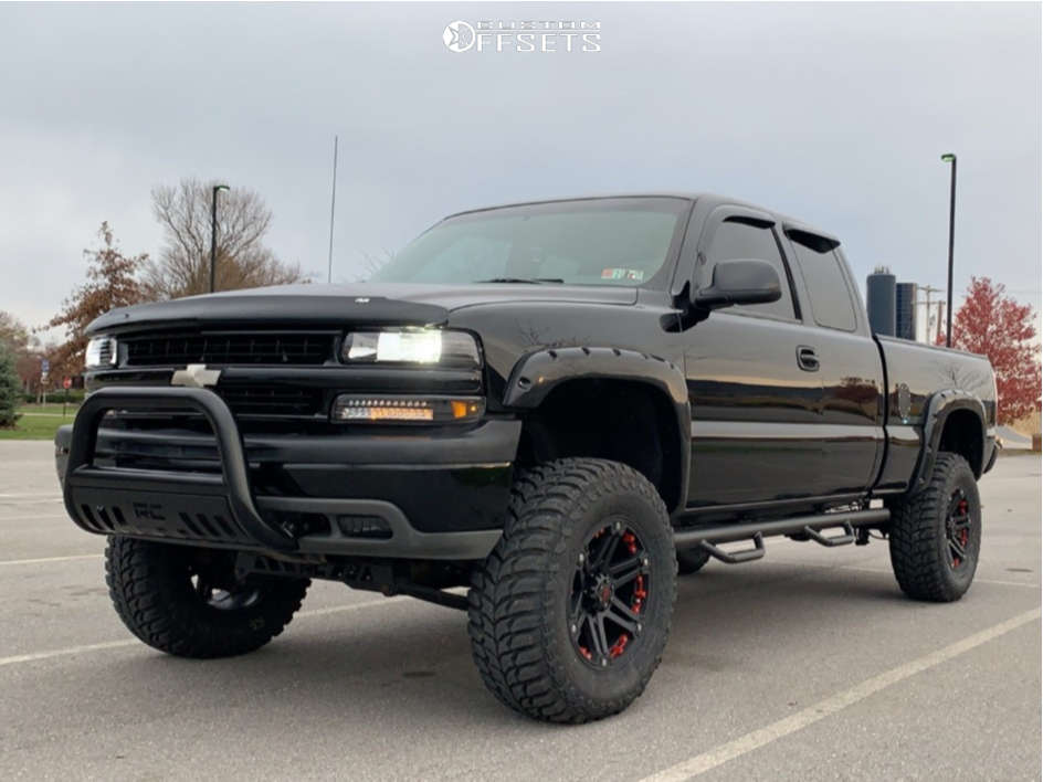 2001 Chevrolet Silverado 1500 with 18x9 10 Tuff T01 and 35/12.5R18 ...