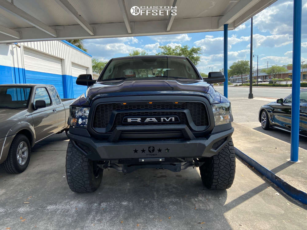 2018 Ram 1500 with 18x9 -12 Fuel Sledge and 37/11.5R18 Nitto Ridge ...