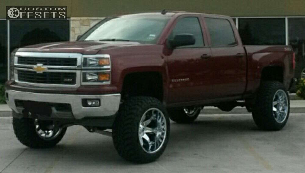 2014 Chevrolet Silverado 1500 with 22x14 -76 Fuel Octane and 325/50R22 ...
