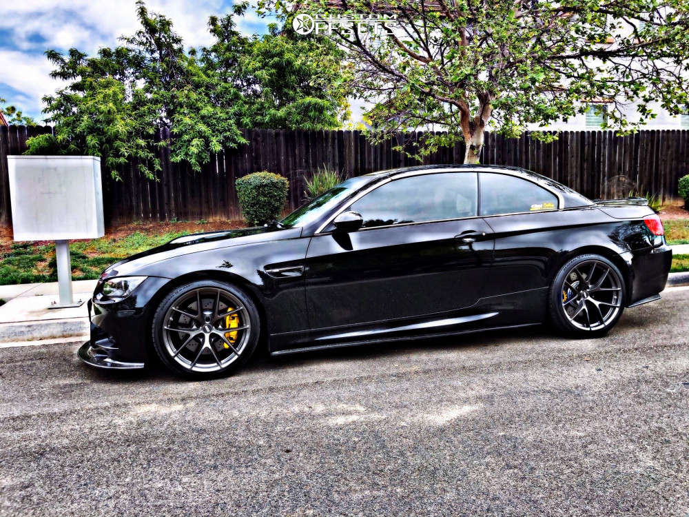 2011 BMW M3 with 19x9.5 22 ESR Rf2 and 245/35R19 General G-max Rs and ...