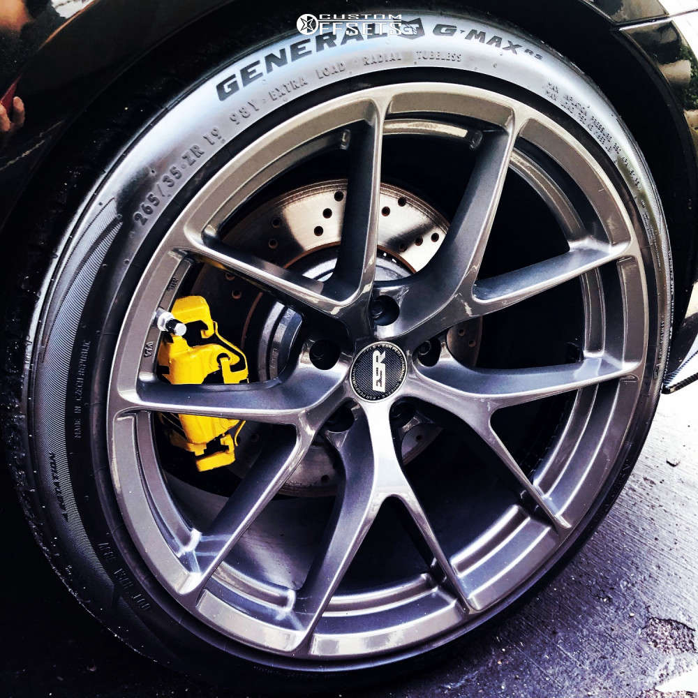 2011 BMW M3 with 19x9.5 22 ESR Rf2 and 245/35R19 General G-max Rs and ...