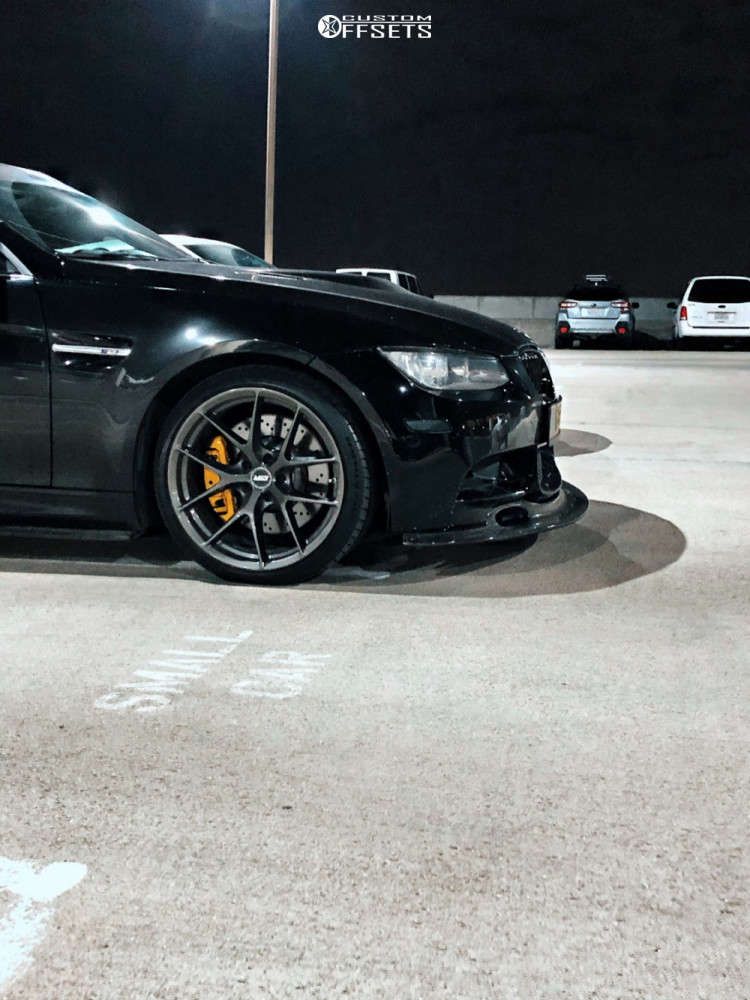 2011 BMW M3 with 19x9.5 22 ESR Rf2 and 245/35R19 General G-max Rs and ...