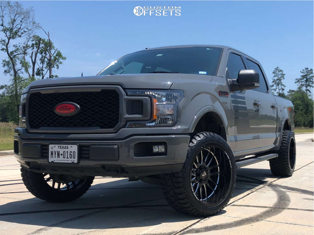 2018 Ford F-150 with 22x12 -44 Axe Offroad Hades and 33/12.5R22 Mile ...