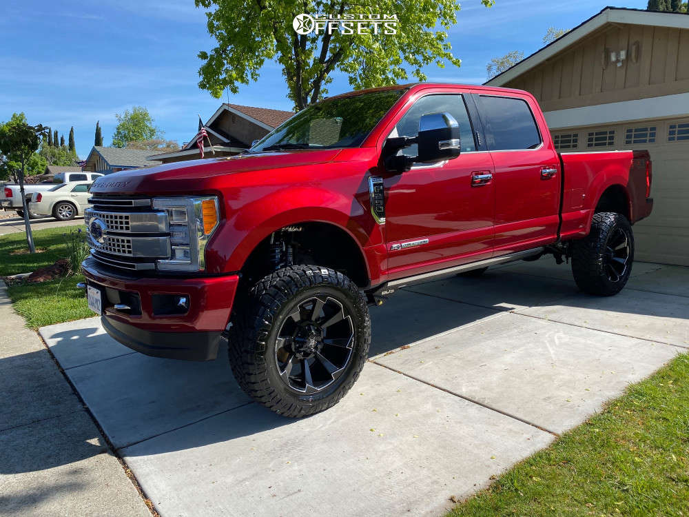 2018 Ford F-250 Super Duty with 22x10 -18 Luxxx HD Lhd16 and 37/12.5R22 ...