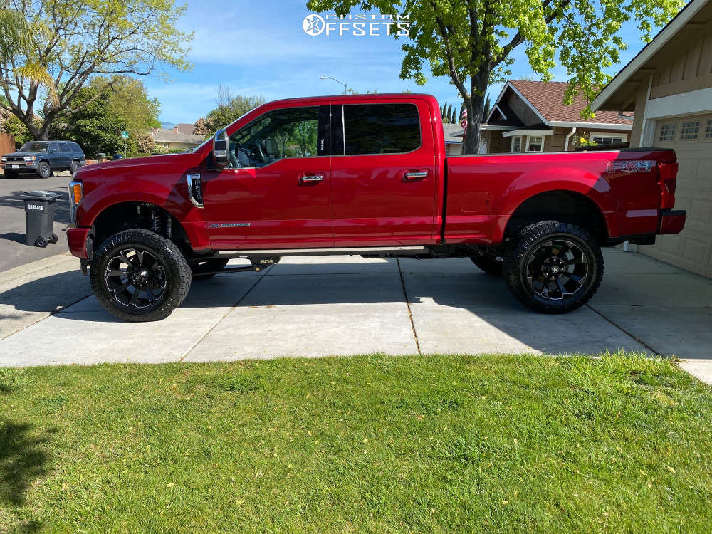 2018 Ford F-250 Super Duty with 22x10 -18 Luxxx HD Lhd16 and 37/12.5R22 ...