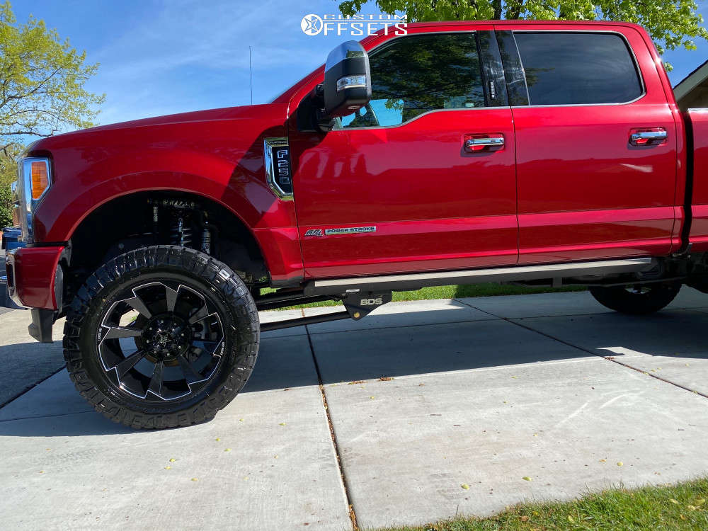 2018 Ford F-250 Super Duty with 22x10 -18 Luxxx HD Lhd16 and 37/12.5R22 ...