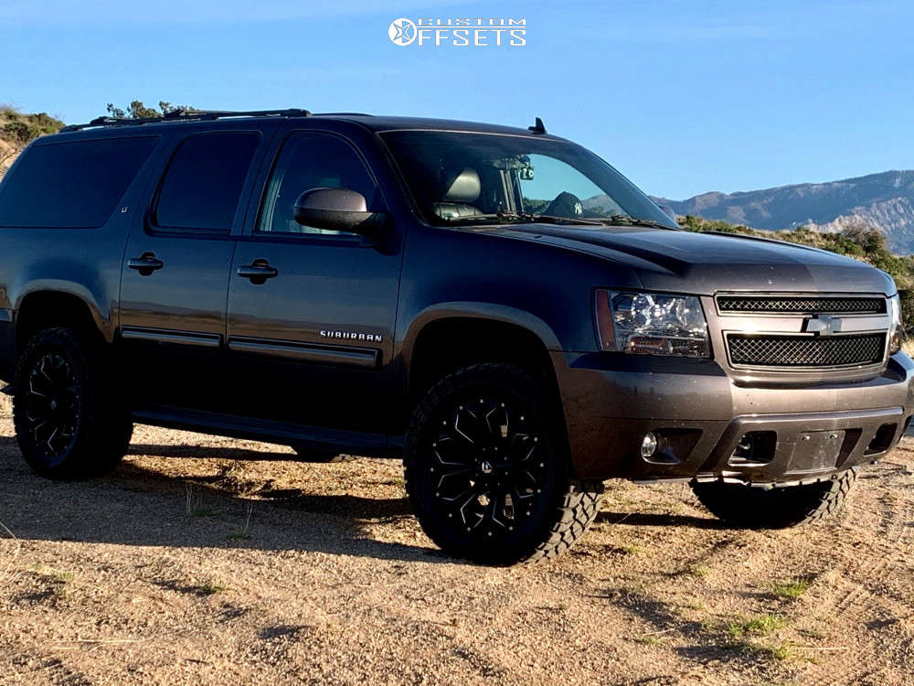 2010 Chevrolet Suburban 1500 with 20x9 1 Fuel Assault and 33/12.5R20 ...