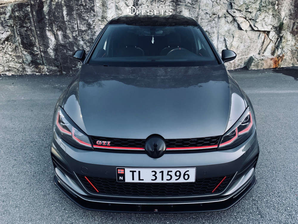 2018 Volkswagen GTI with 19x8.5 38 OZ Racing Formula Hlt and 235/35R19 ...