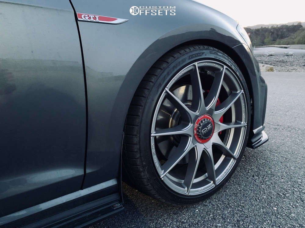 2018 Volkswagen GTI with 19x8.5 38 OZ Racing Formula Hlt and 235/35R19 ...