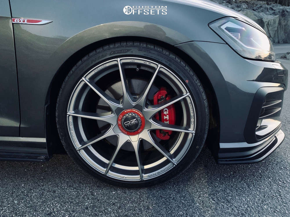 2018 Volkswagen GTI with 19x8.5 38 OZ Racing Formula Hlt and 235/35R19 ...
