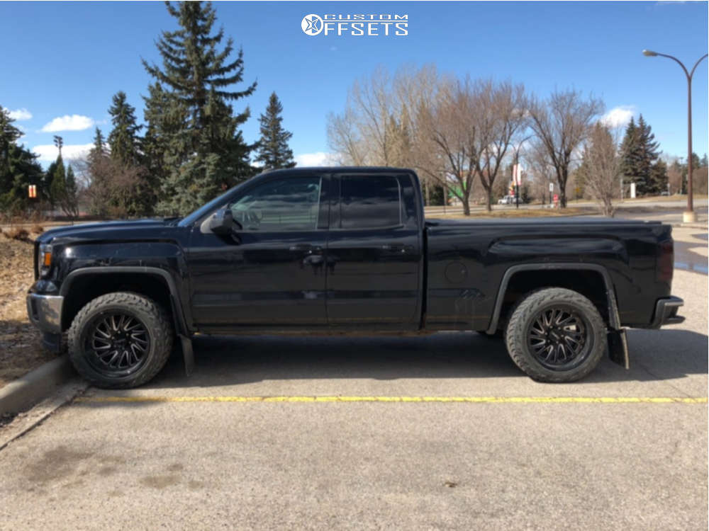 2014 GMC Sierra 1500 with 20x12 -45 Tuff T2a and 285/55R20 AMP Mud ...