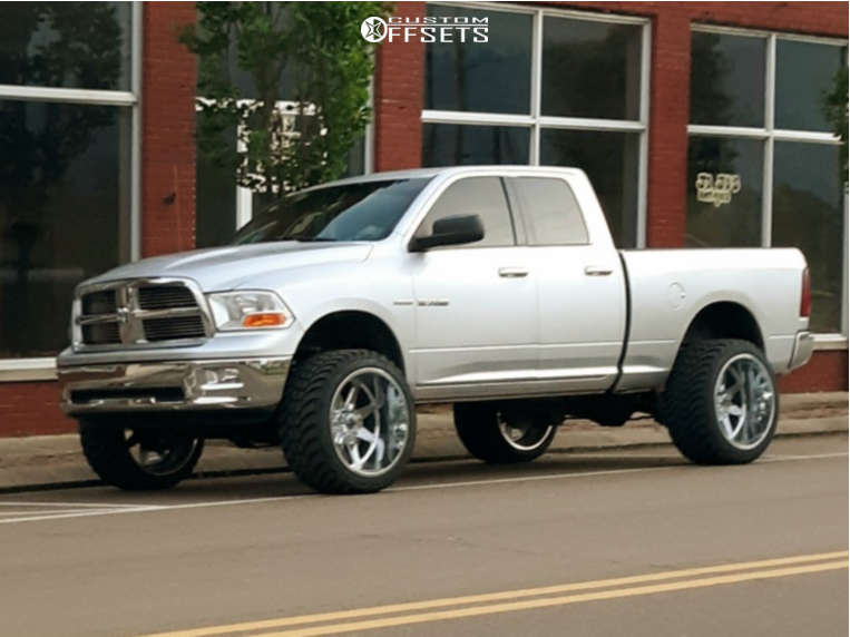 2010 Dodge Ram 1500 with 24x14 -76 Dropstars 655c and 35/13.5R24 AMP ...