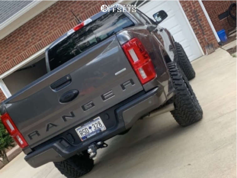 2019 Ford Ranger with 18x9 -12 Fuel Rebel and 33/12.5R18 Yokohama ...