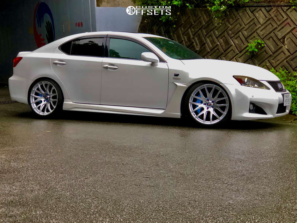 2009 Lexus IS F with 20x9 35 ESR Sr12 and 245/35R20 Nexen Nfera Su1 and ...