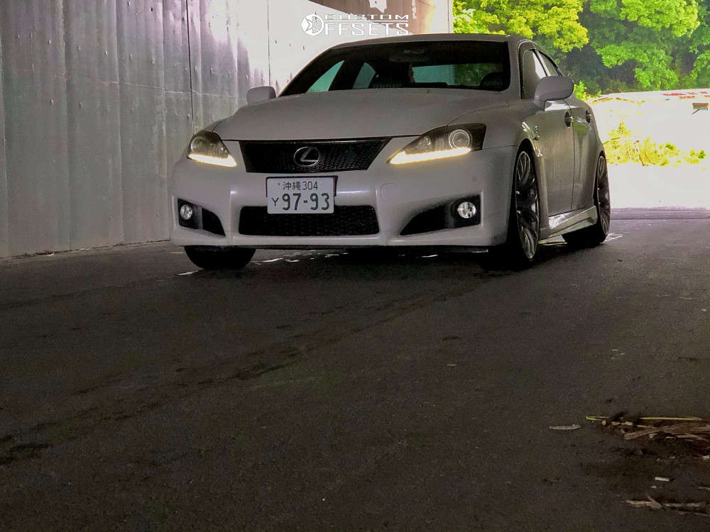 2009 Lexus IS F with 20x9 35 ESR Sr12 and 245/35R20 Nexen Nfera Su1 and ...