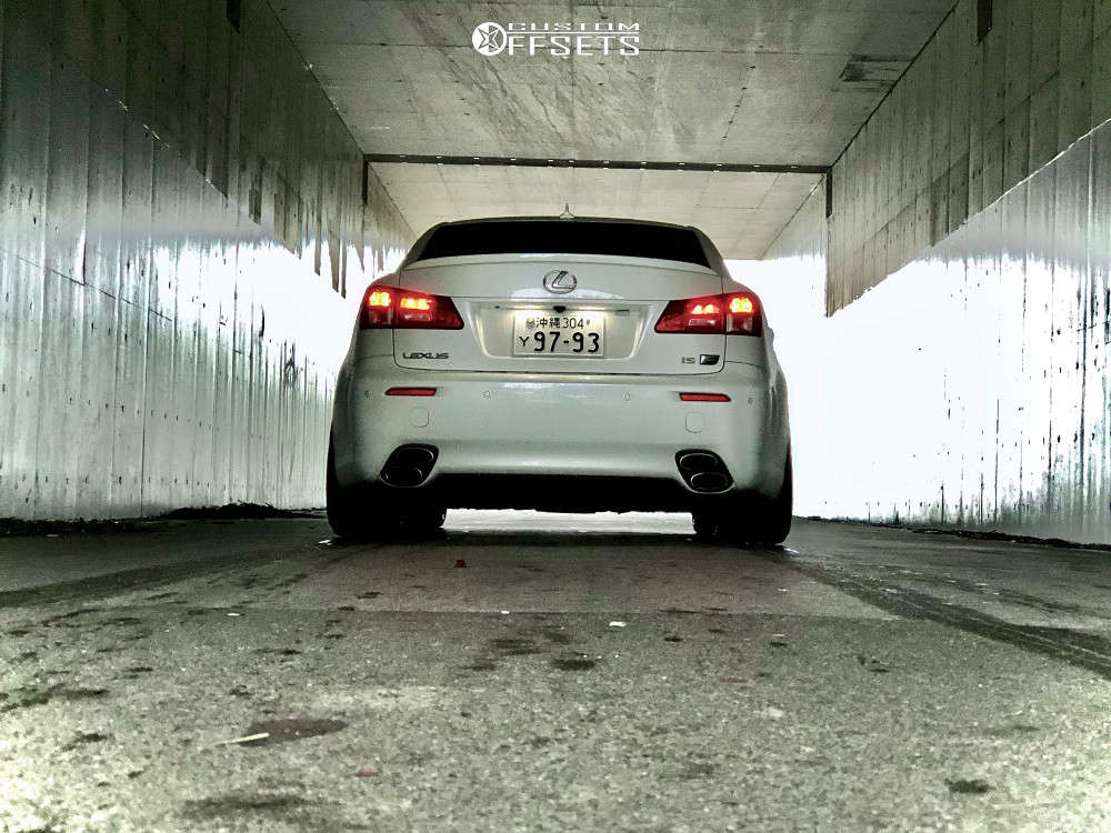 2009 Lexus IS F with 20x9 35 ESR Sr12 and 245/35R20 Nexen Nfera Su1 and ...