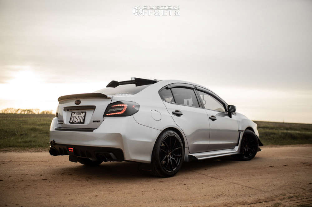2016 Subaru WRX with 18x8.5 35 Option Lab R716 and 225/45R18 Toyo Tires ...