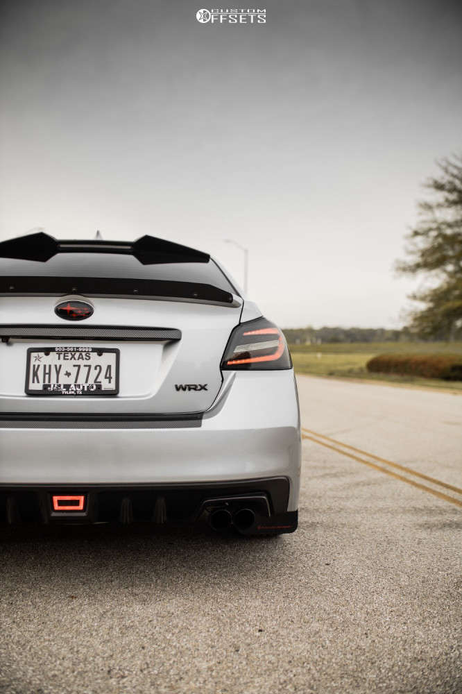 2016 Subaru WRX with 18x8.5 35 Option Lab R716 and 225/45R18 Toyo Tires ...