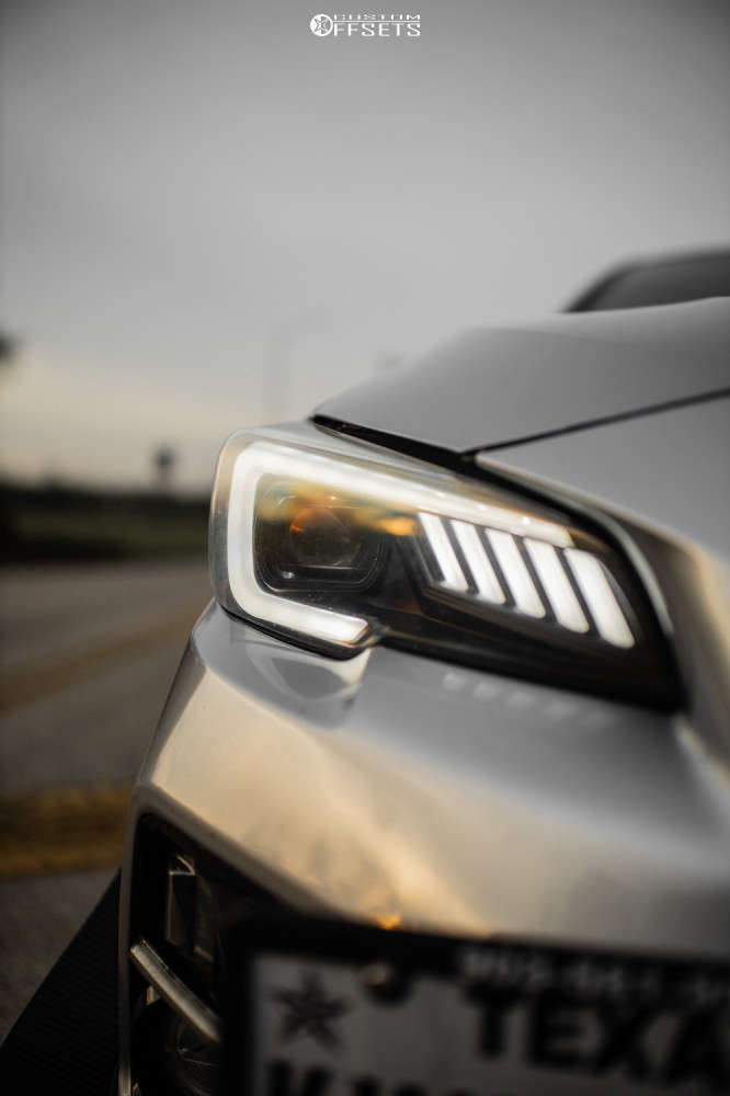 2016 Subaru WRX with 18x8.5 35 Option Lab R716 and 225/45R18 Toyo Tires ...