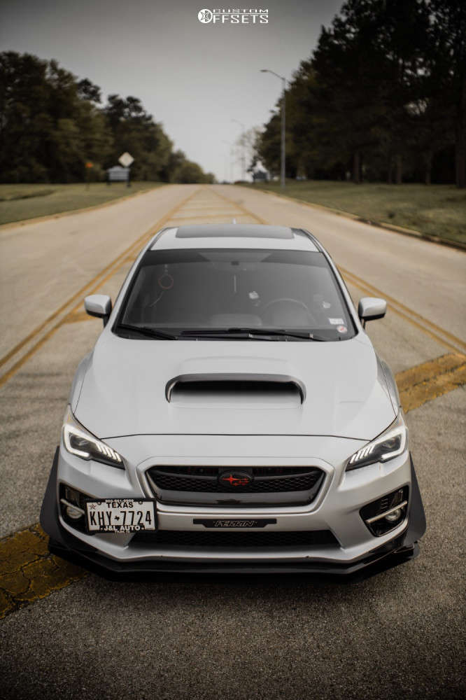 2016 Subaru WRX with 18x8.5 35 Option Lab R716 and 225/45R18 Toyo Tires ...