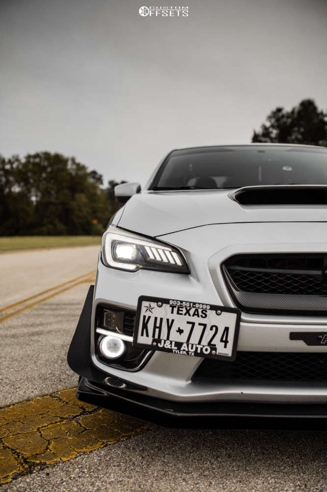 2016 Subaru WRX with 18x8.5 35 Option Lab R716 and 225/45R18 Toyo Tires ...