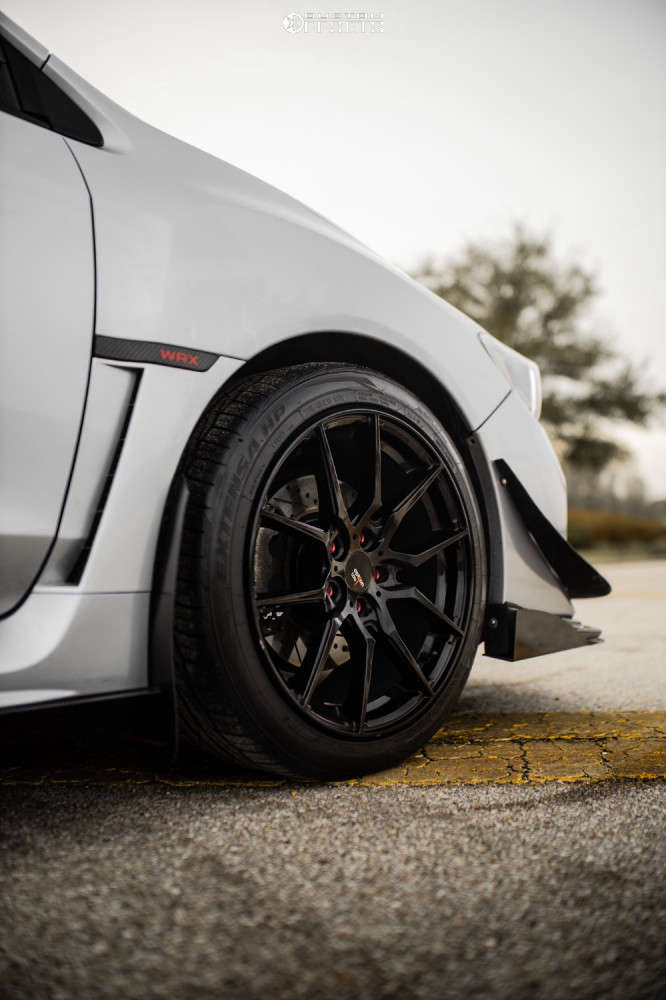 2016 Subaru WRX with 18x8.5 35 Option Lab R716 and 225/45R18 Toyo Tires ...