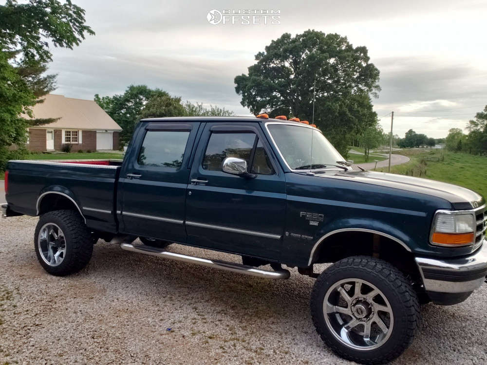 1997 Ford F-350 with 20x12 -44 Centerline Eliminator and 33/12.5R20 ...
