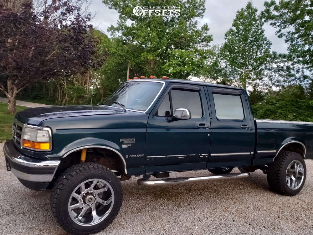 1997 Ford F-350 with 20x12 -44 Centerline Eliminator and 33/12.5R20 ...