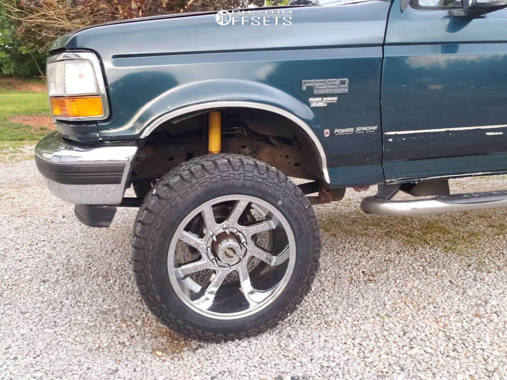 1997 Ford F-350 with 20x12 -44 Centerline Eliminator and 33/12.5R20 ...