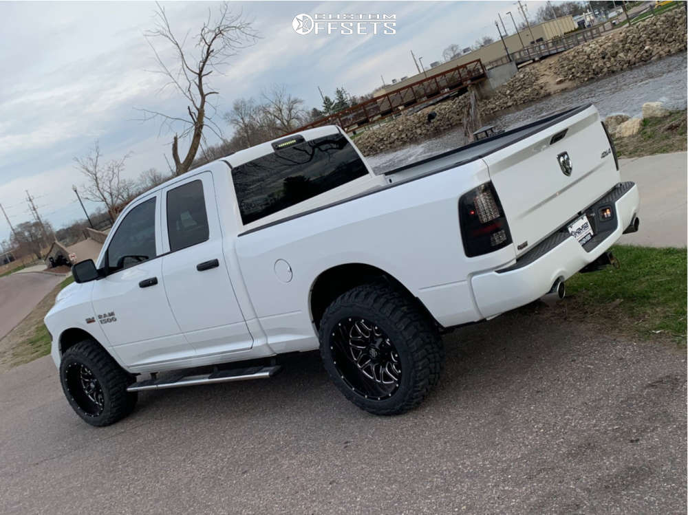 2015 Ram 1500 with 20x12 -44 Pure Grit Grit and 33/12.5R20 Federal ...