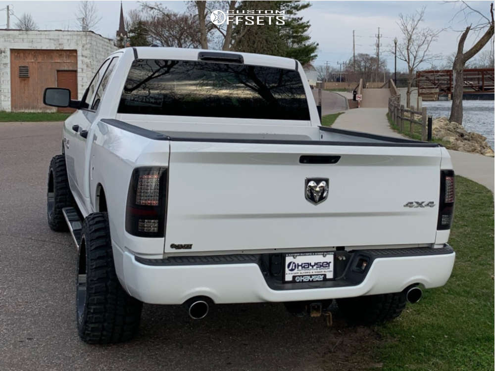 2015 Ram 1500 with 20x12 -44 Pure Grit Grit and 33/12.5R20 Federal ...