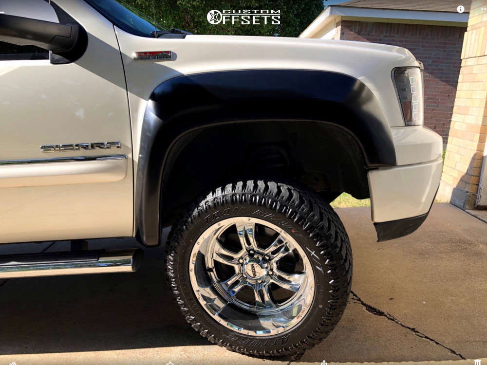 2013 GMC Sierra 1500 with 20x10 -25 Ultra Predator Ii and 33/12.5R20 ...
