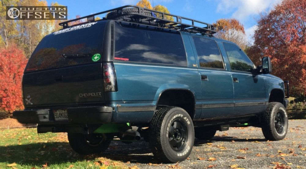 1994 Chevrolet K1500 Suburban with 16x8 31 OEM Wheels Spaced Out ...