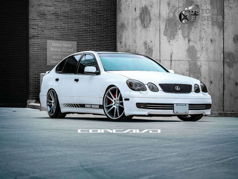 1998 Lexus GS300 with 20x9 35 Concavo Wheels CW-S5 and 245/30R20 Falken ...
