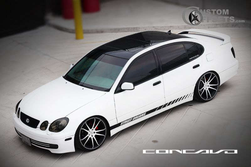 1998 Lexus GS300 with 20x9 35 Concavo Wheels CW-S5 and 245/30R20 Falken ...