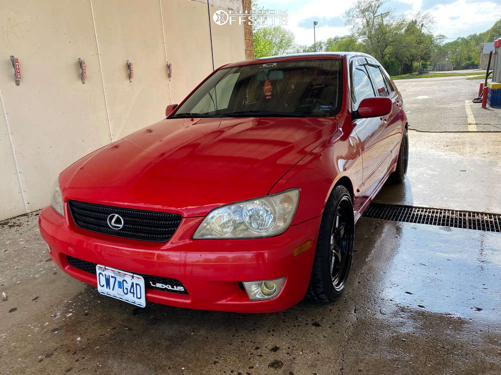 2002 Lexus IS300 with 18x8.5 35 Aodhan Ds05 and 215/40R18 Nexen N Fera ...