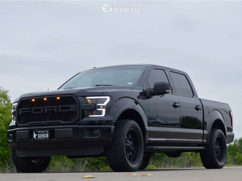 2016 Ford F-150 with 20x10 -24 Red Dirt Road Rd01 and 305/55R20 Falken ...