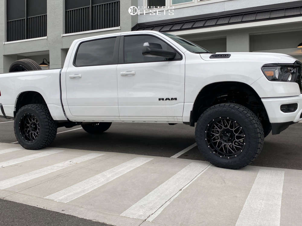 2020 Ram 1500 with 20x10 -24 Havok H118 and 35/12.5R20 Toyo Tires Open ...