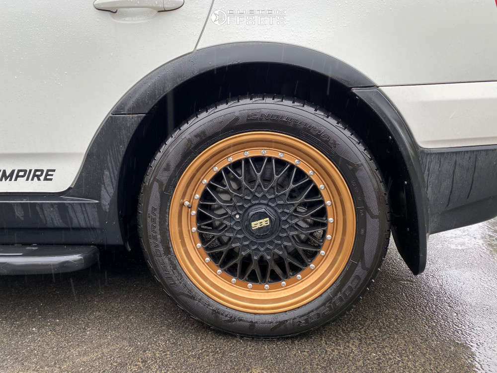 2008 BMW X3 with 18x8.5 35 BBS Rs and 235/50R18 Cooper Discoverer and ...