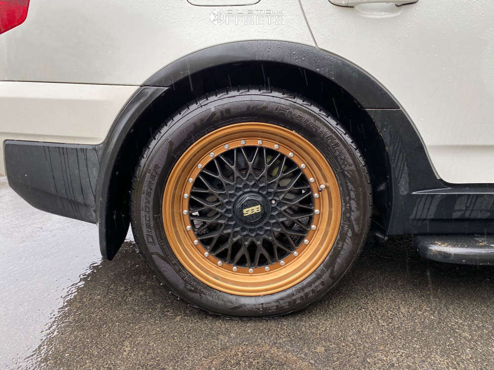 2008 BMW X3 with 18x8.5 35 BBS Rs and 235/50R18 Cooper Discoverer and ...