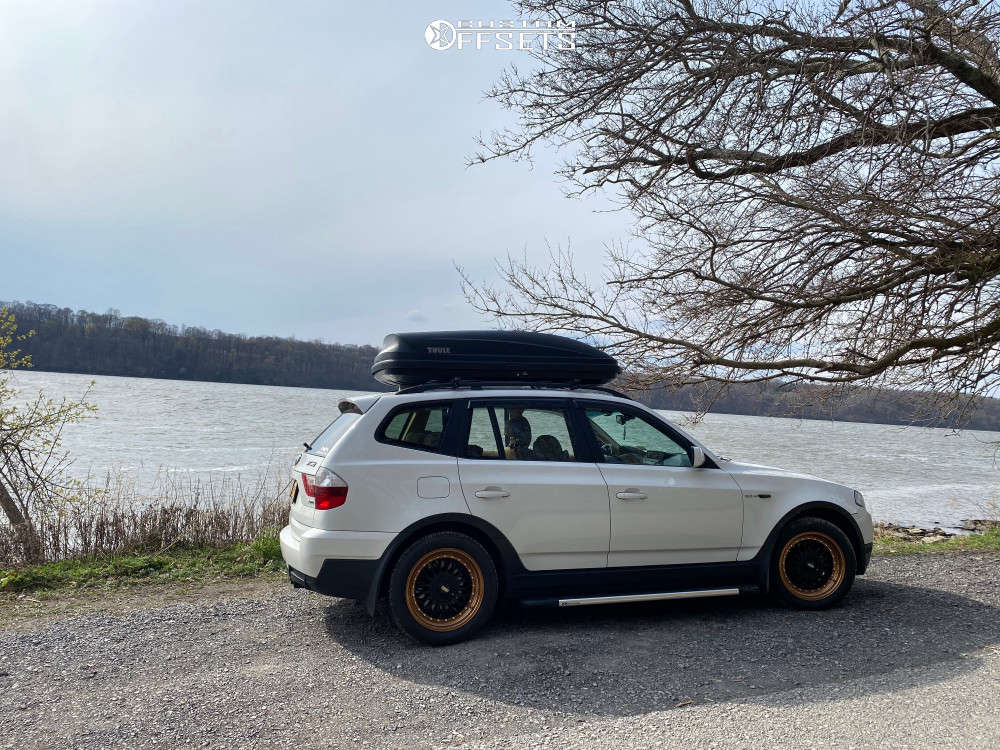 2008 BMW X3 with 18x8.5 35 BBS Rs and 235/50R18 Cooper Discoverer and ...